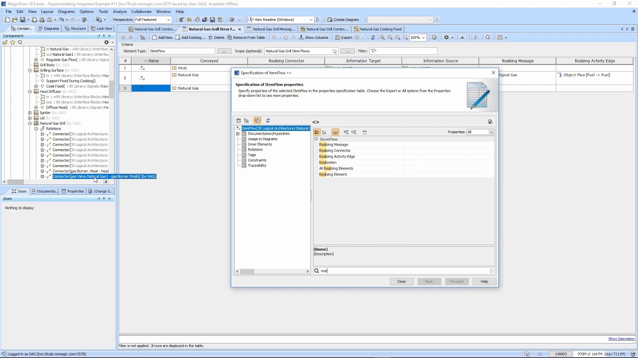 Hypermodeling: Item Flow Additional Example