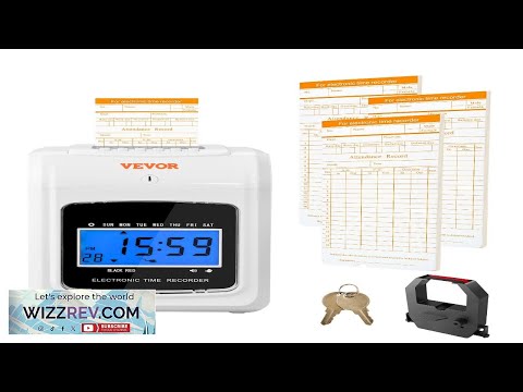 VEVOR Punch Time Clock Time Tracker Machine for Employees of Small Business Review