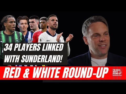 Sunderland transfer frenzy? 37 players linked, including £17m strikers, Henderson, Amad & more!