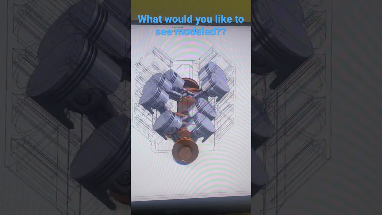 SolidWorks V8 Engine Working Model!