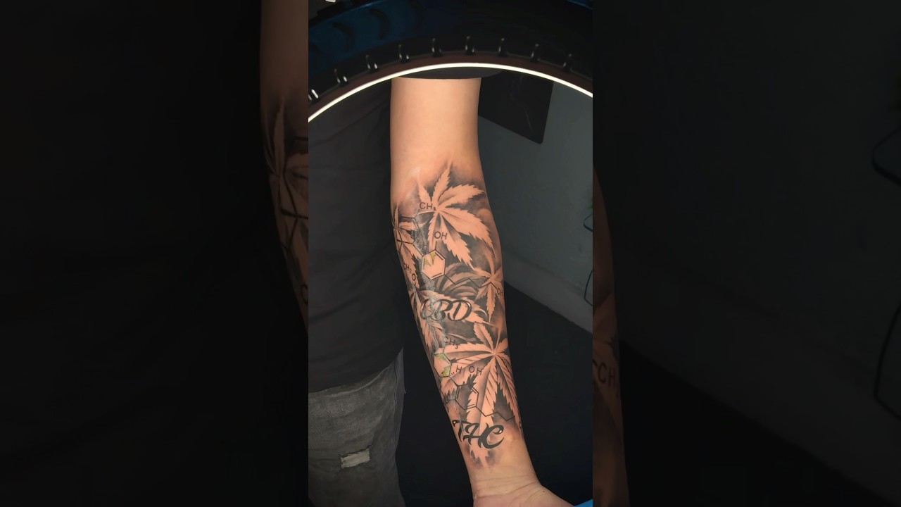 Weed tattoo #besttattoos #tattooplacement #armtattoo #tattoolover #tattooplacement #tattooart