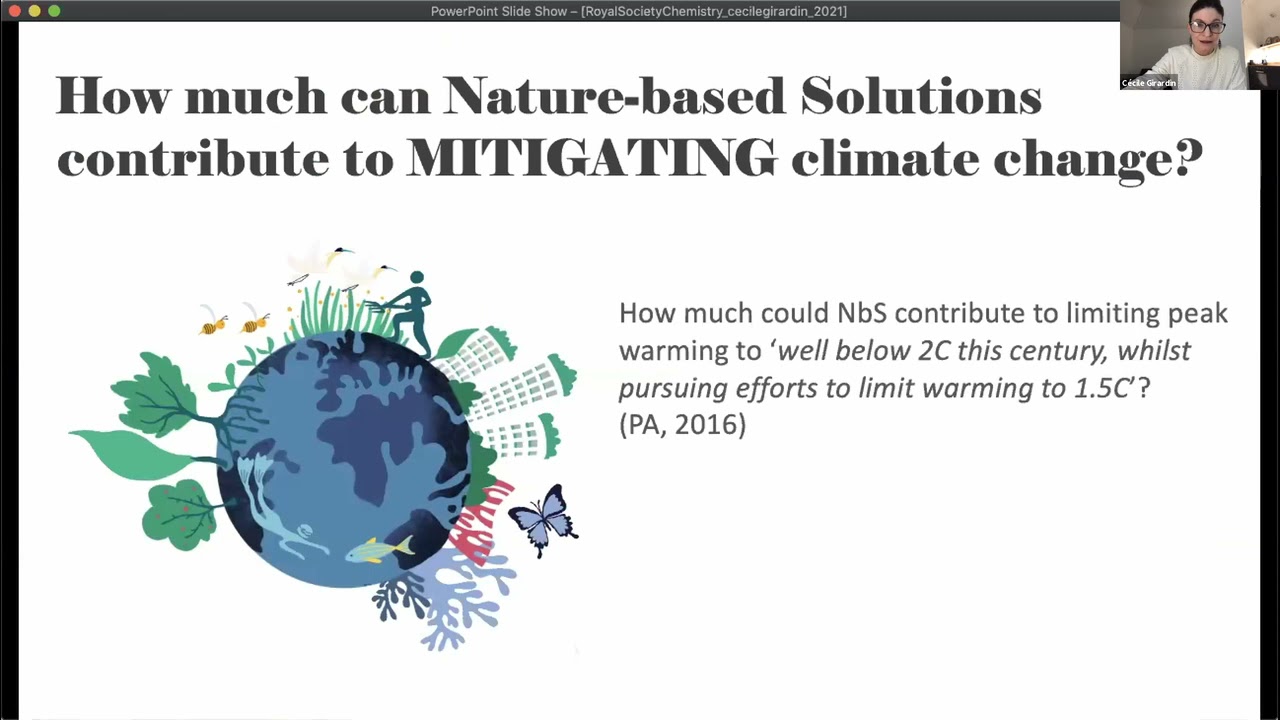 The Chemistry of Nature Based Solutions