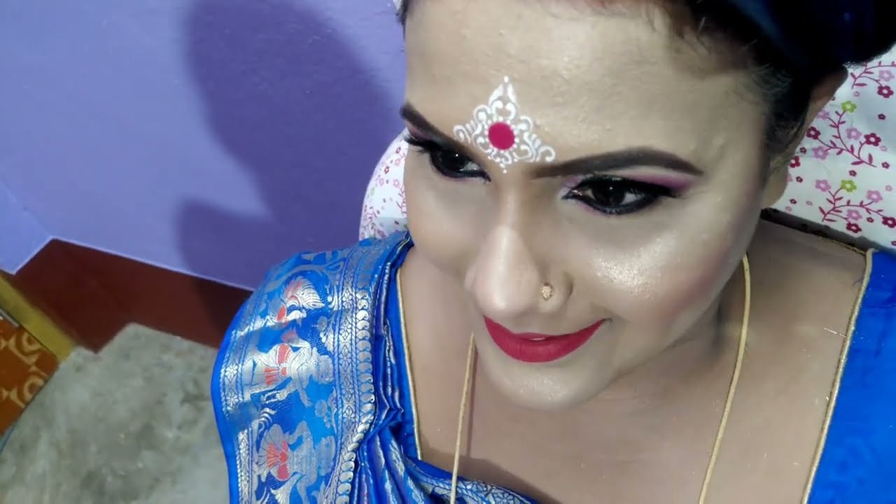 Bengali Bridal Makeup Tutorial | Step by Step tutorial |affordable products |#bride #bengali #makeup