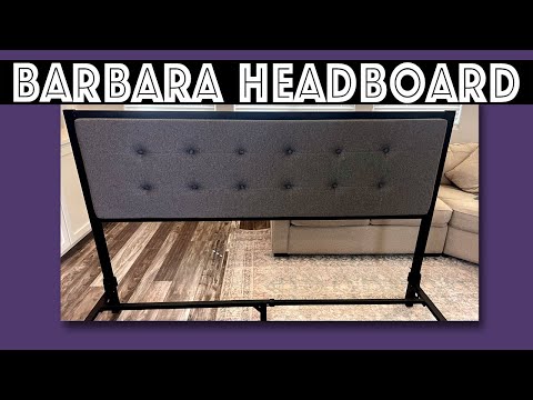 Zinus Barbara Upholstered Metal Headboard Review