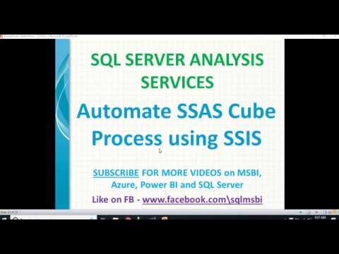 Learn Automate SSAS Cube Process using SSIS | schedule cube processing - Mind Luster
