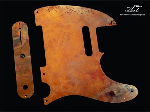 Copper Telecaster Pickguard & Control Plate SET-of-2 Solid | Reverb