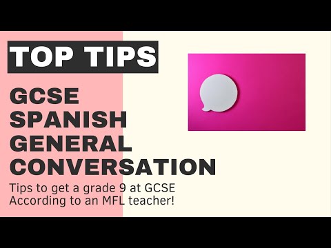 GCSE SPANISH SPEAKING EXAM REVISION | GENERAL CONVERSATION! (AQA)