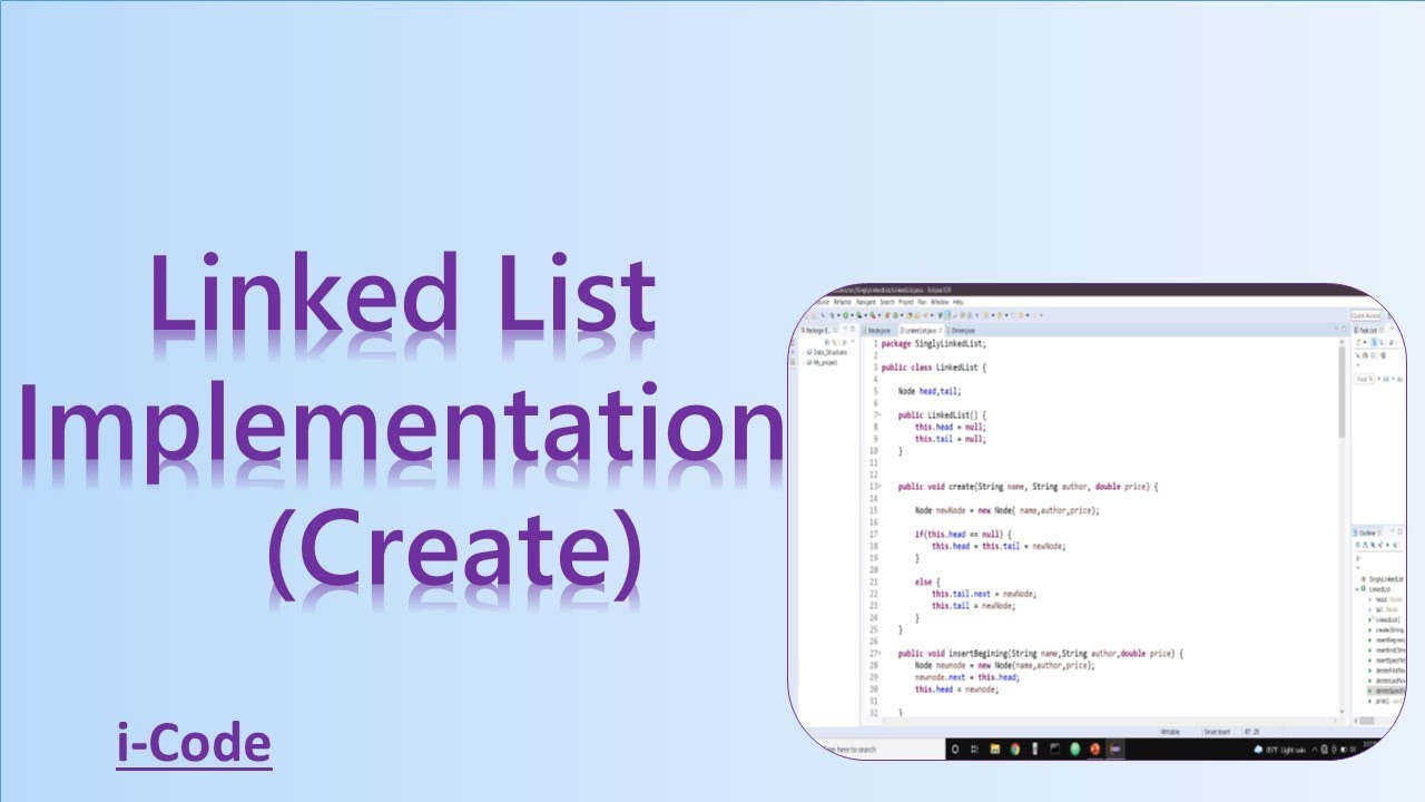 #1.1 Linked List Implementation using java |   Create a Singly Linked List