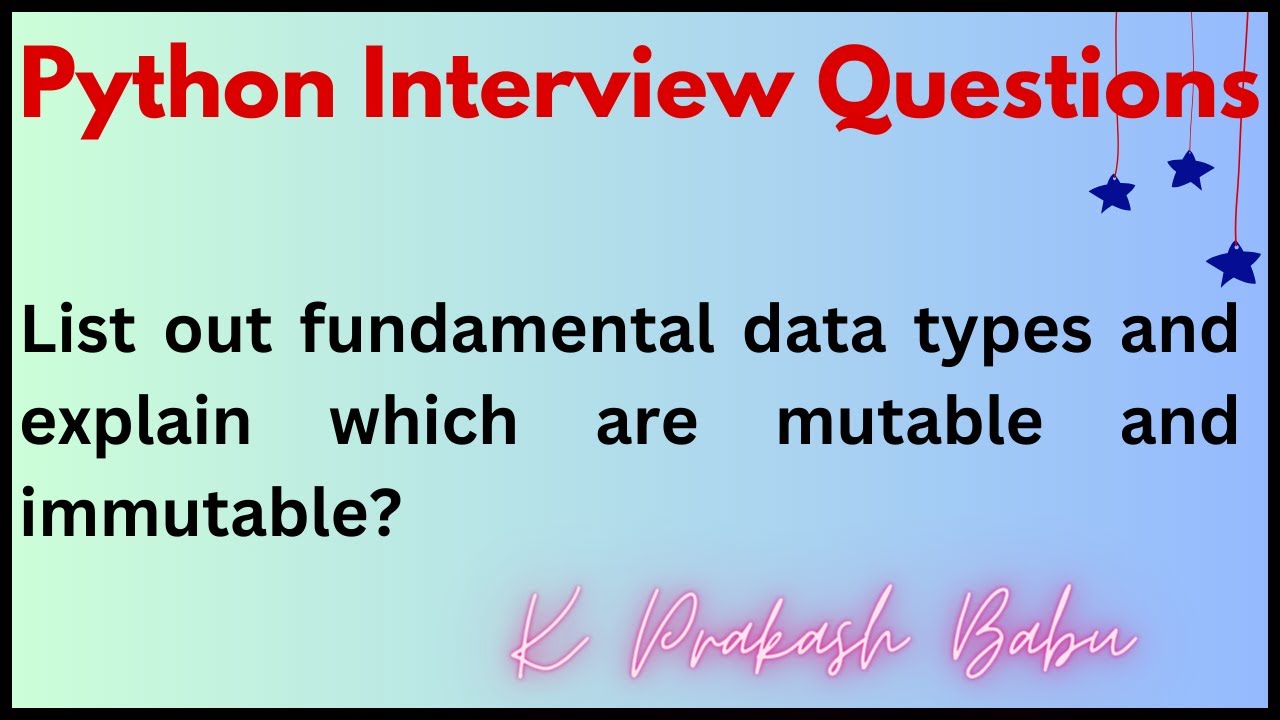 Question15  PythonInterviewQuestions