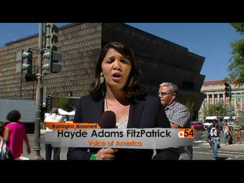 VOA'S Hayde FitzPatrick at the National Museum of African American History and Culture