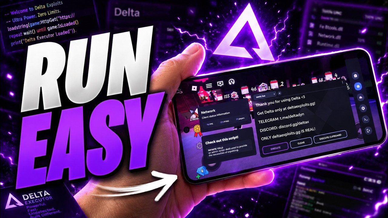 Delta Executor Mobile - NEW EASY Tutorial iOS & Android Roblox Executor Delta Executor APK