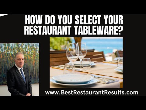 How To Select Your Restaurant Tableware