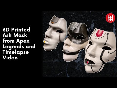 STL file Ash Full Face Mask Apex Legends・3D printable model to download ...