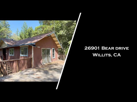 26901 Bear Drive, Willits CA 95490