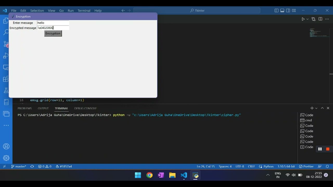 How To Create A Python Tkinter Gui Caesar Cipher Application