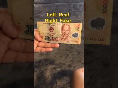 NAKAPULOT AKO NG 10,000 VND. FAKE NGA LANG😂 #shorts