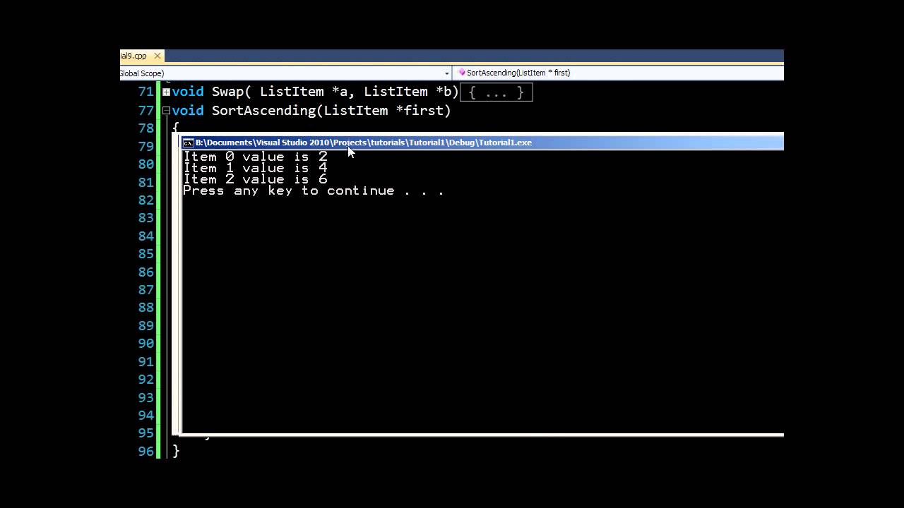 A Simple Sort Algorithm in C: Computer Programming 12: 24HourAnswers Tutorials