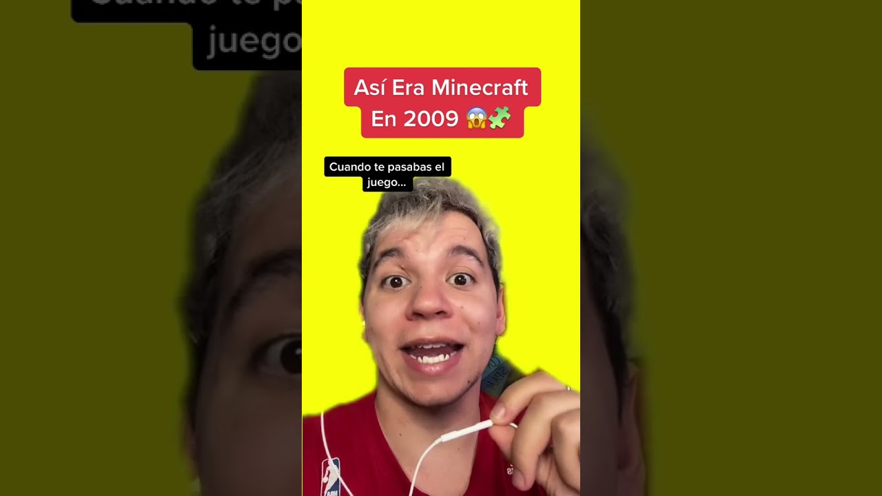 Así Era Minecraft En 2009 😱 #shorts