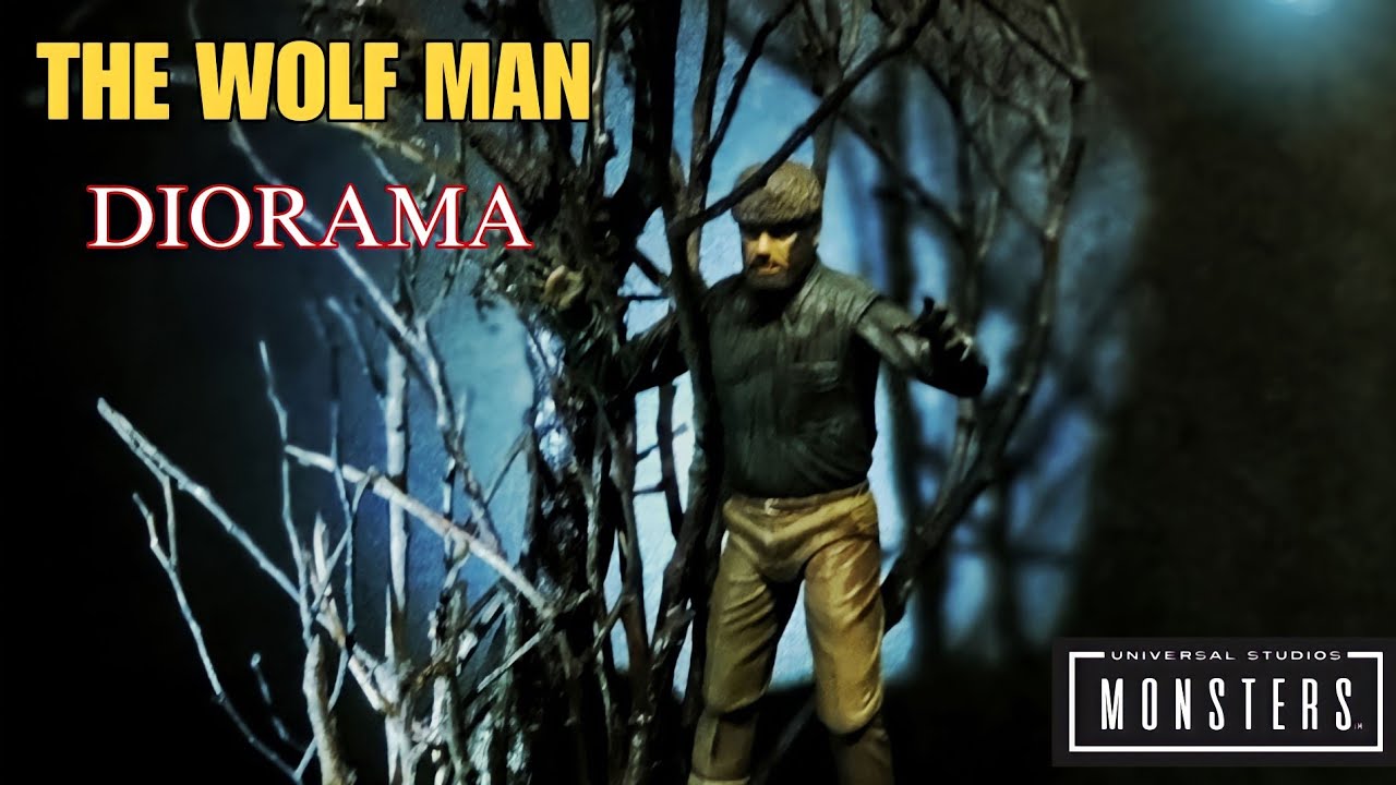 THE WOLF MAN DIORAMA
