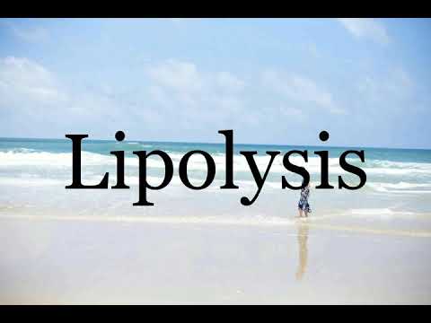 How To Pronounce Lipolysis🌈🌈🌈🌈🌈🌈Pronunciation Of Lipolysis
