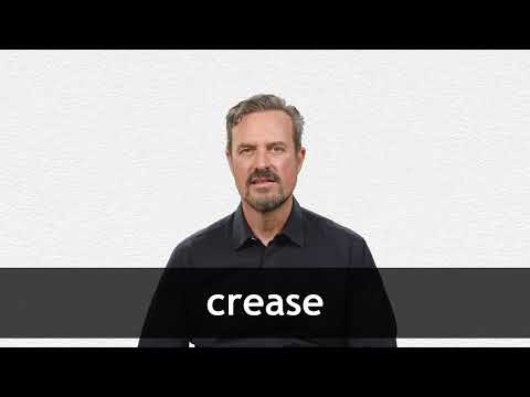 CREASE definition and meaning | Collins English Dictionary