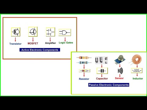 Active and Passive Electronic Components | Difference, Example, Function, Symbols