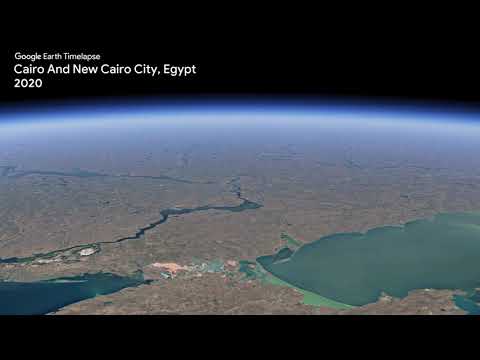 Cairo And New Cairo City, Egypt google earth timelaps 1984 2020