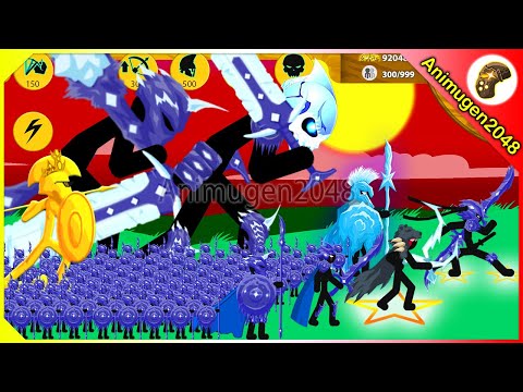 NEW SUMMON EPIC FROZEN FINAL BOSS, SICKLE BEAR, SHADOWRATH | Stick War Legacy Mod | Animugen2048