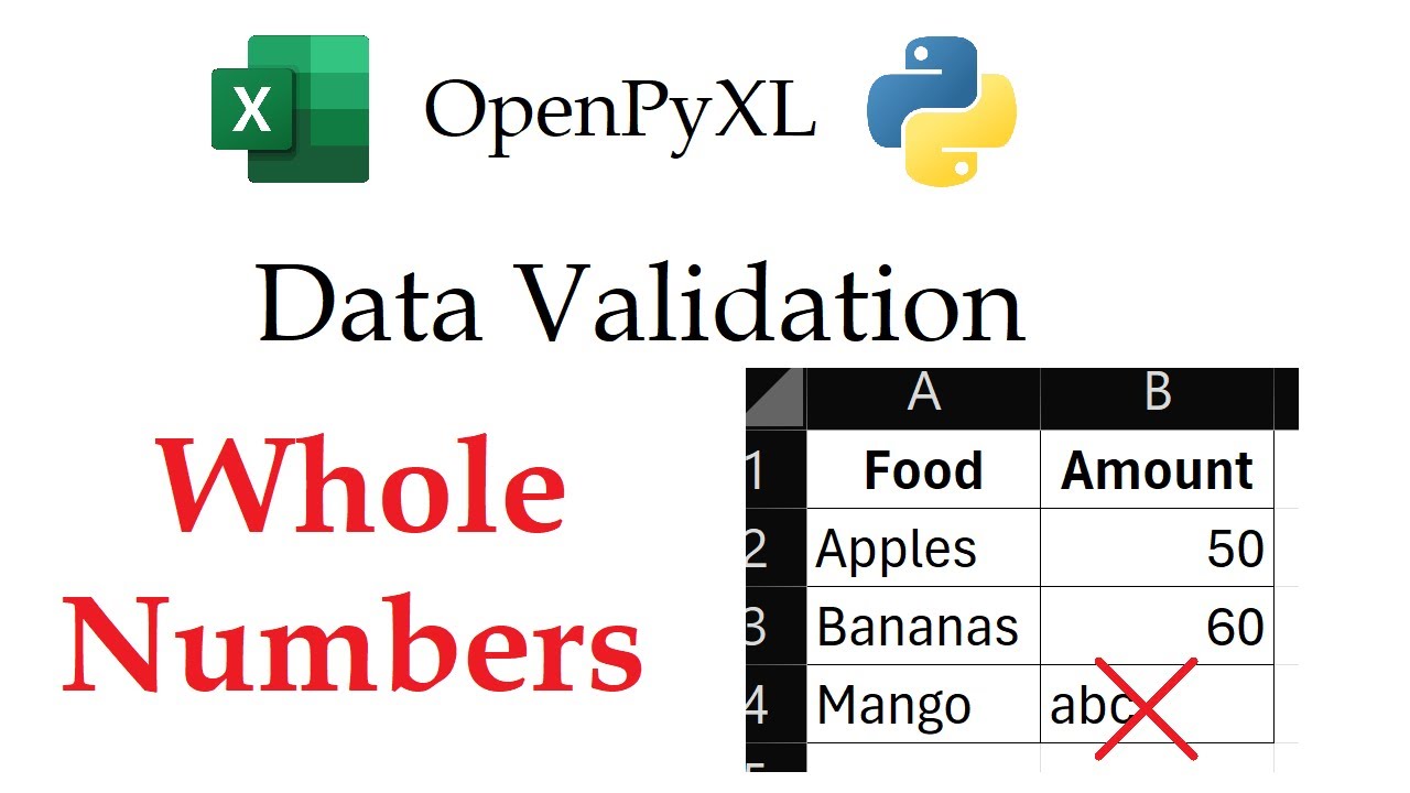 OpenPyXL Data Validation: Protect Your Excel Workbooks from Bad Data