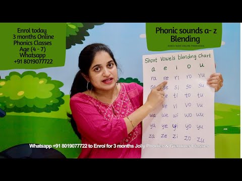 Phonic Sounds of Alphabet | Blending letters | Short Vowel Sounds | #phonics @rishamam