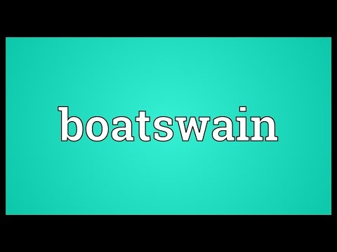 Boatswain Meaning