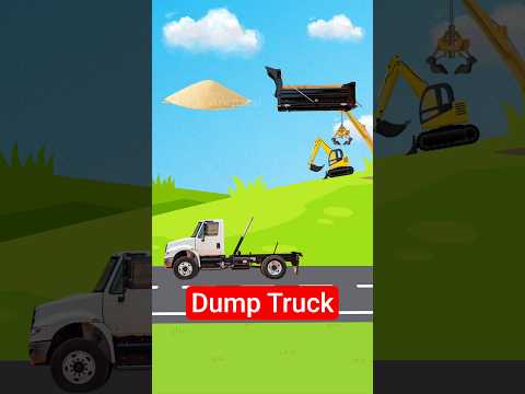 Dump Truck Loading Sand - Heavy Equipment in Action! #dumptruck #truck