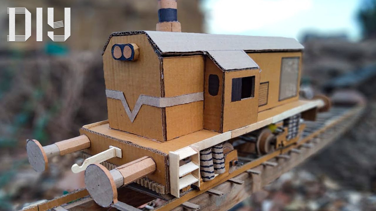 Coolest Cardboard Train (Easy DIY) | how to make a train with cardboard step by step