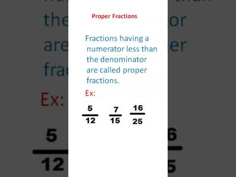 Proper fractions #what is proper fraction #yt shorts #shorts #DLS smart studies