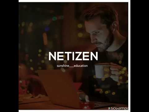 Word of the Day - NETIZEN ( #education #wordoftheday #englishvocabulary )