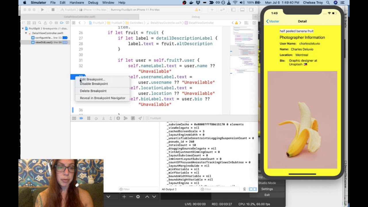 XCode Debugging 4: Skipping Lines of Code at Breakpoints