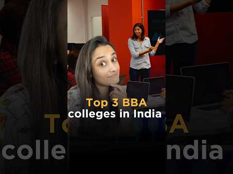 Top 3 BBA colleges in India #shorts