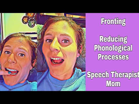 Fronting- Phonological Process- Substitution- Practice Exercises with Mrs. G
