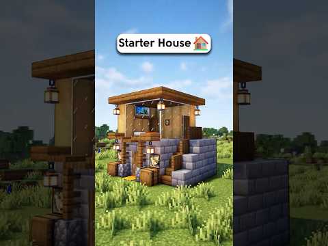 Minecraft Starter House Tutorial🏠
