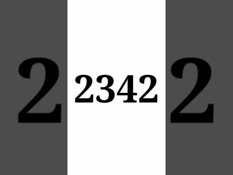 Two Thousand Three Hundred Forty Two | Comment What is Special For You With This Number #shorts