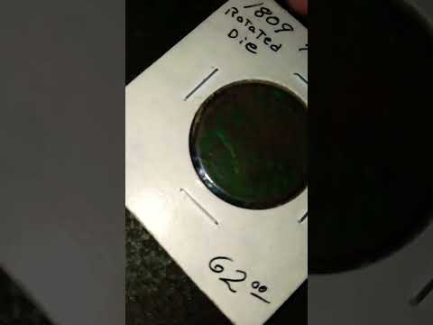 1809 1/2 cent rotate die worth about 100$ to200$ #coincollect #coinmarketcal