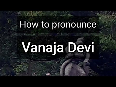 How to Pronounce Vanaja Devi