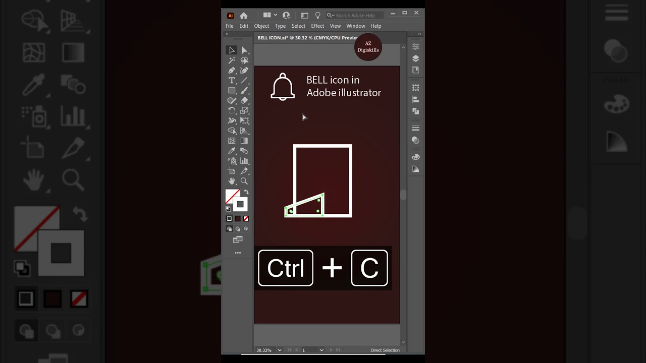 Bell icon illustrator - Adobe illustrator Basic Tutorial
