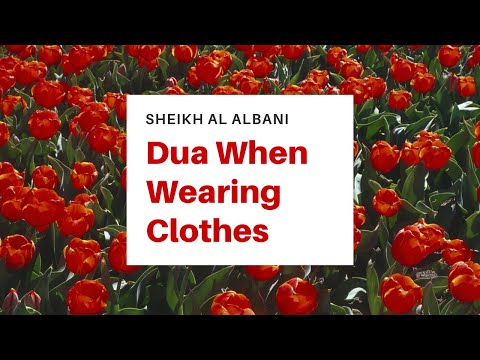 Dua When Wearing Clothes