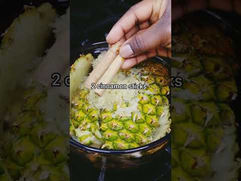 Don't Throw Pineapple Peels! Antioxidants & Anti-inflammatory Pineapple Tea
