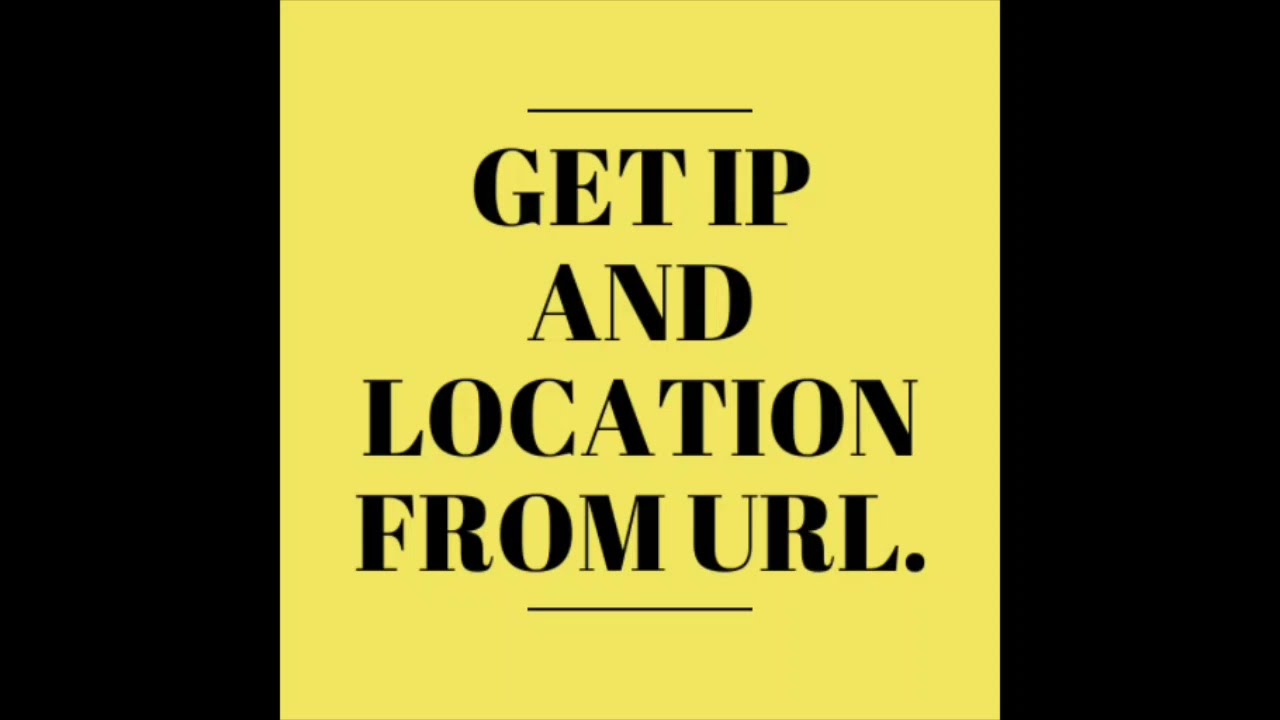 Get IP and location from URL| Get Location and IP of any link using python| python for beginner