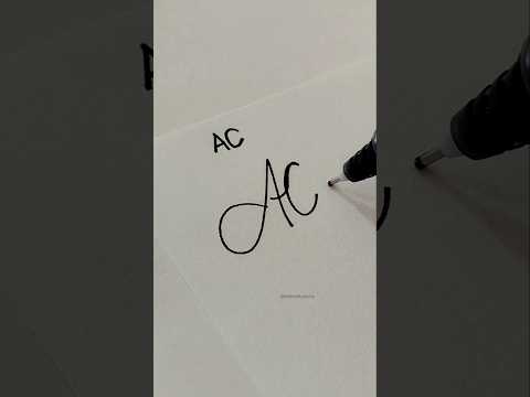 Logo Design❤️✨| AC | Elite Calligraphy #logo #ytshorts #youtubeshorts