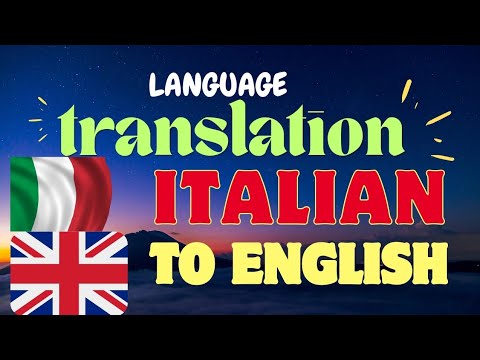 italian to english translation🇮🇹🇱🇷1000 phrases in Italian with English Translation