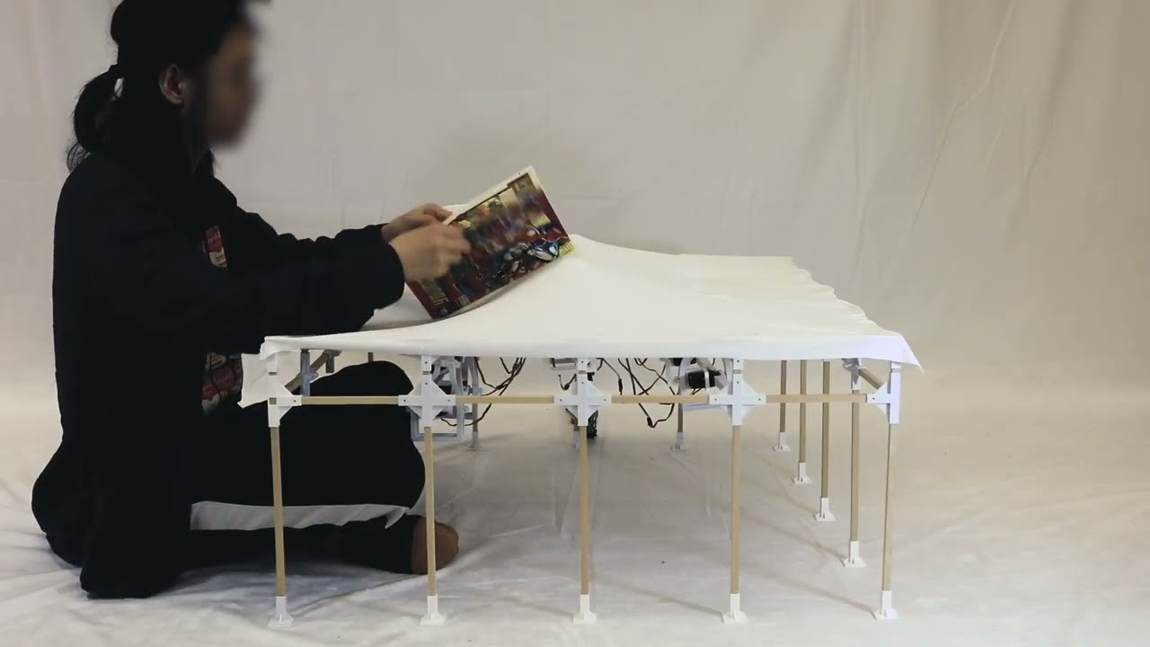 Robotecture: A Modular Shape-changing Interface Using Actuated Support Beams