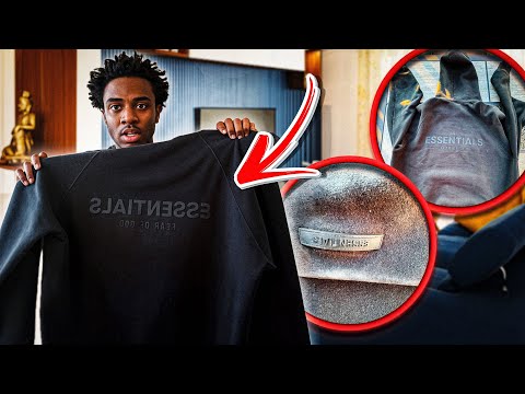 HOW TO LEGIT CHECK FEAR OF GOD ESSENTIALS HOODIE “JET BLACK PULL-OVER HOODIE”